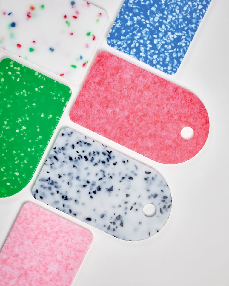 Cobalt Blue Recycled Plastic Chopping Board | CookDineHost