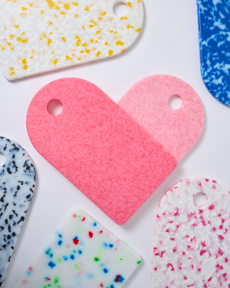 Sasni Pink Fairy Floss Recycled Plastic Chopping Board | CookDineHost